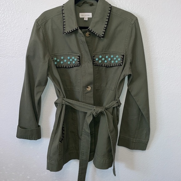 Free Assembly | Jackets & Coats | Large Redesigned Army Green Cotton ...